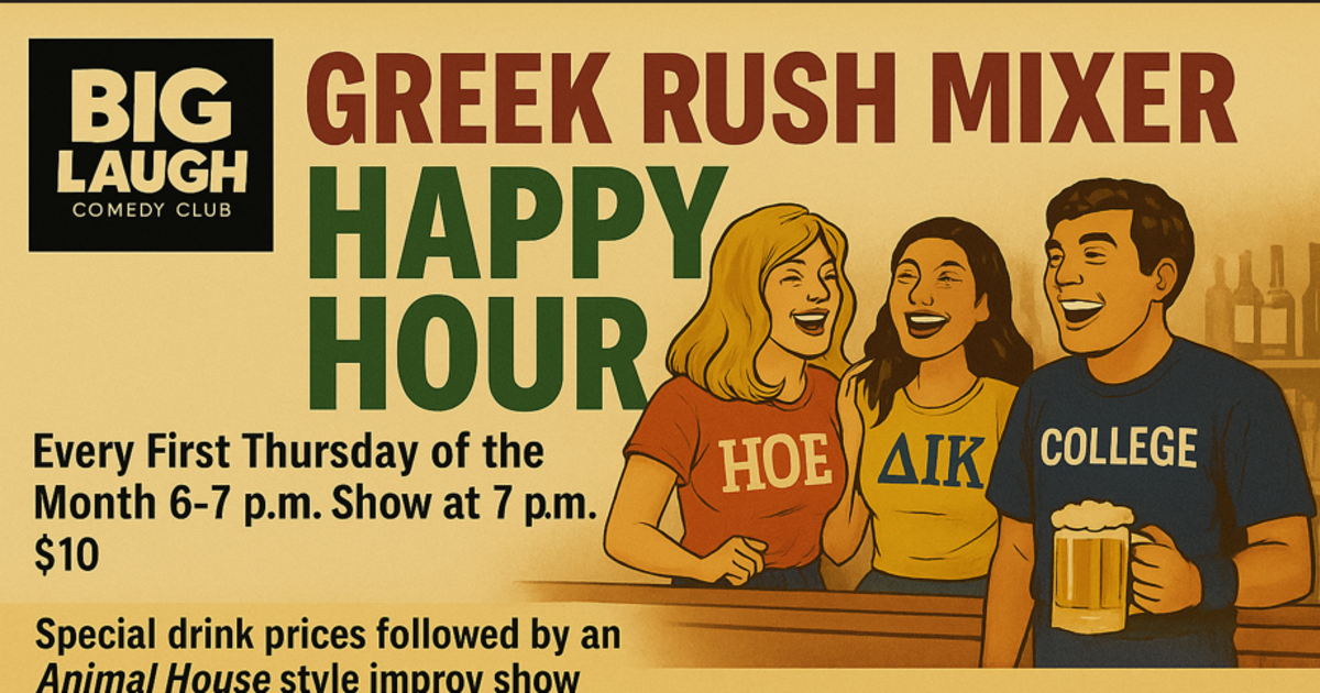 Greek Rush Mixer: An Interactive Improv Comedy Show in Fort Worth