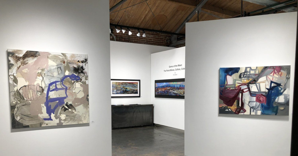 Artists Talk at D'art Gallery by Lydia Riegle & Terry Decker in