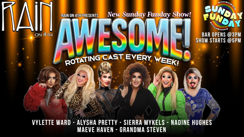 Awesome! Drag Show in Austin at RAIN on 4th