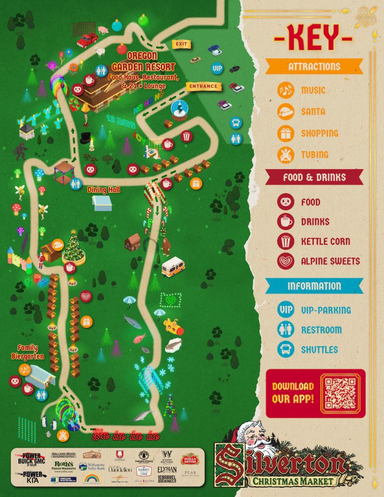 Silverton Christmas Market in Portland at Oregon Garden Resort