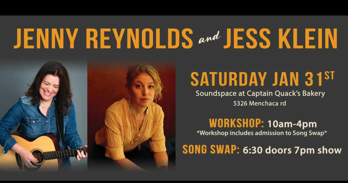 Workshop and Song Swap hosted by Jenny Reynolds and Jess Klein in