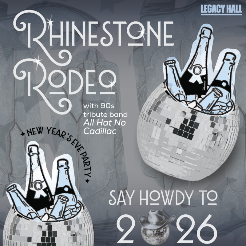 Rhinestone Rodeo New Year's Eve Celebration in Plano at Legacy