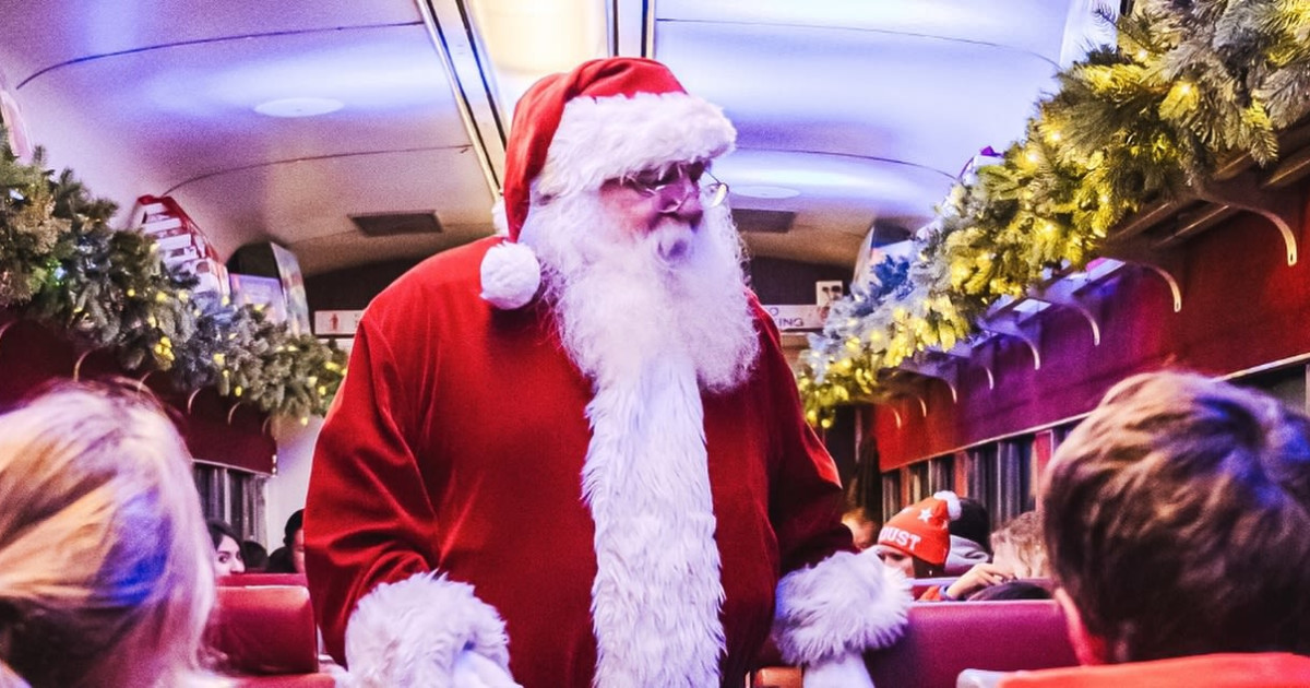 Polar Express Train Ride in Portland at Mt. Hood