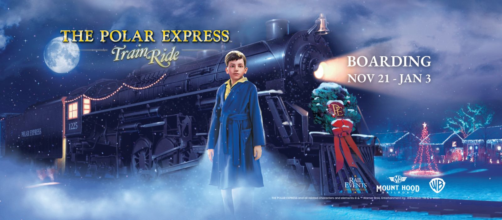 Polar Express Train Ride in Portland at Mt. Hood