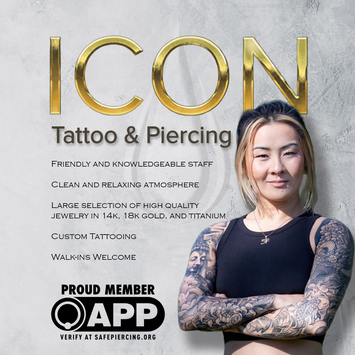 Icon Tattoo and Piercing Gift Card Giveaway in Nashville at Icon