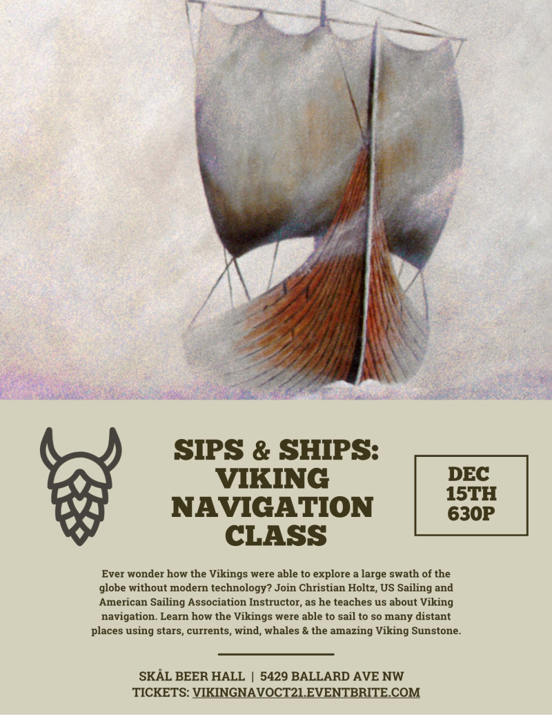 Sips & Ships: Viking Navigation Class in Seattle at Skål Beer Hall