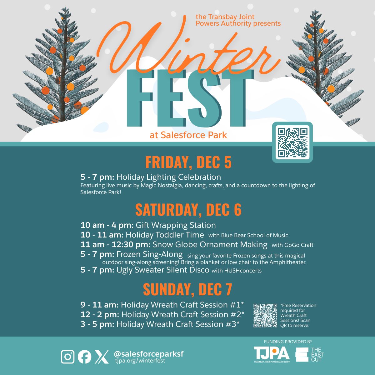 Winterfest 2025 in San Francisco at Salesforce Park