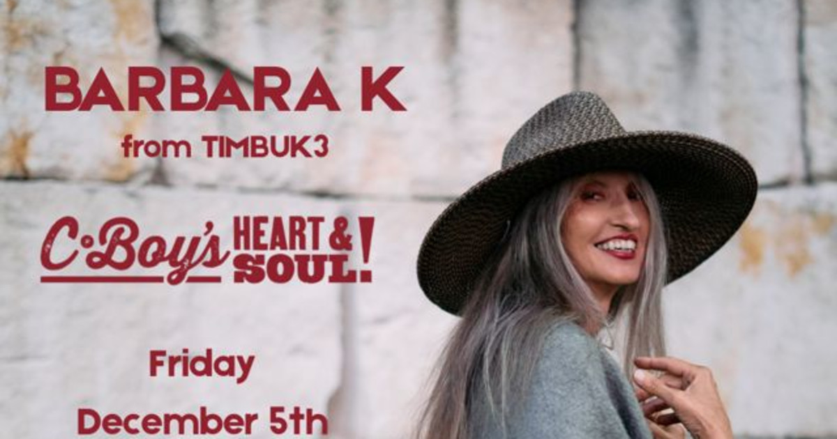Barbara K from Timbuk 3 at C-Boy's in Austin at C-Boy's Heart & Soul