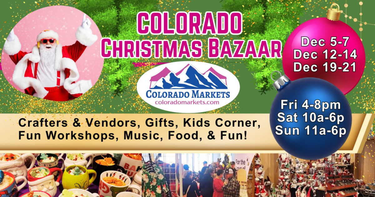 Colorado Christmas Bazaar in Englewood at Centennial Promenade