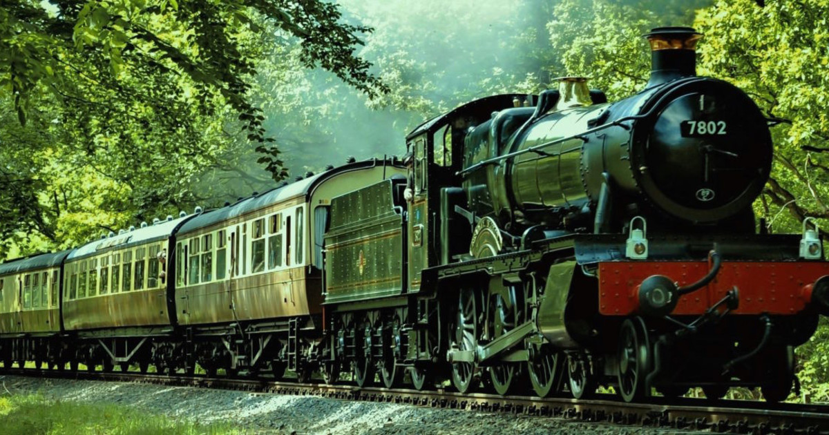 Hill Country Flyer in Bertram at Austin Steam Train - Bertram