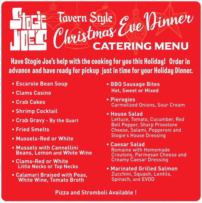 Stogie Joes Tavern - Christmas Eve Take-Out in Philadelphia at