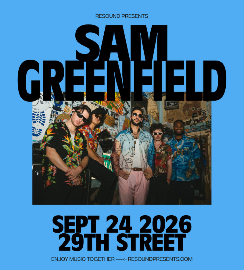 Sam Greenfield in Austin at 29th Street Ballroom