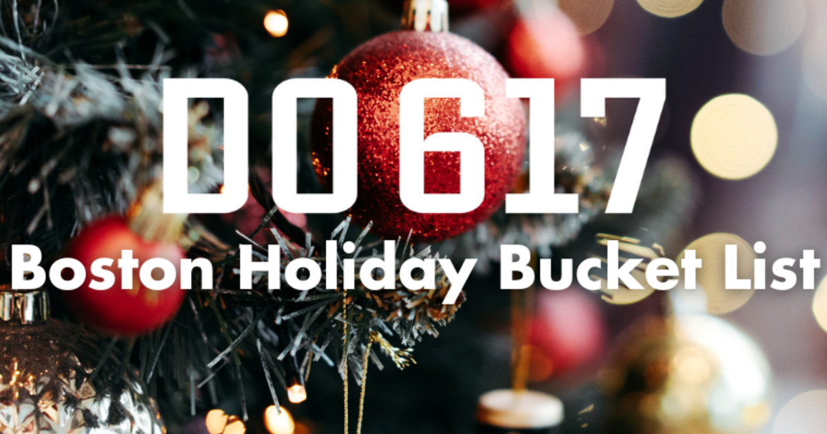 The Boston Holiday Season Bucket List