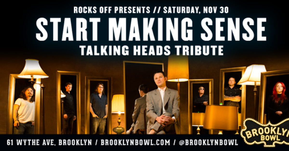 Start Making Sense: Talking Heads Tribute in Brooklyn at