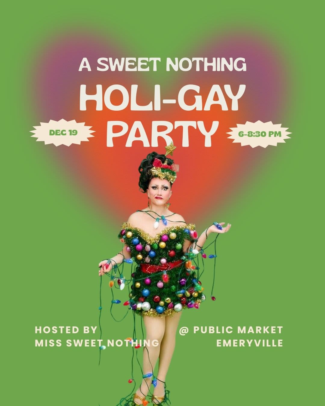 A Sweet Nothing Holigay Party in The Bay Area at Public Market