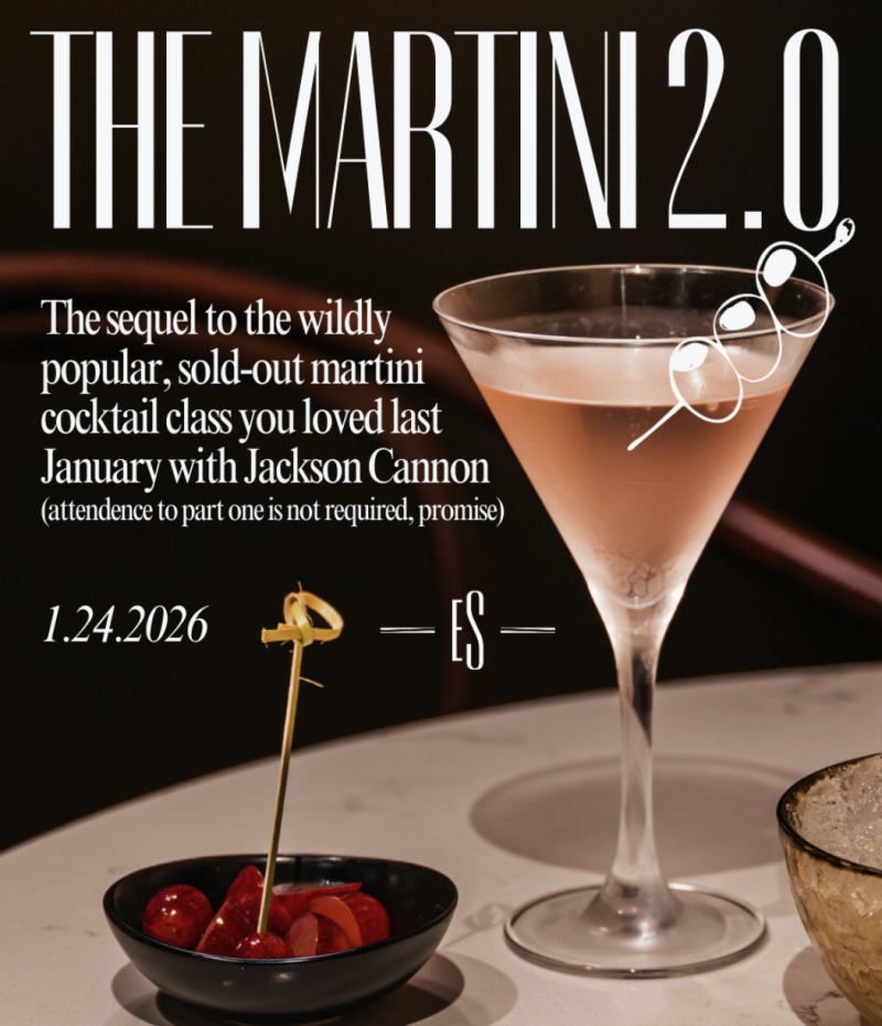 The Martini 2.0 Cocktail Class in Boston at Eastern Standard