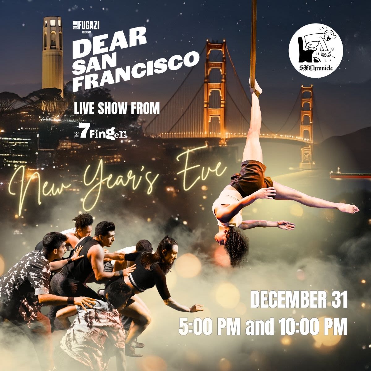 Dear San Francisco New Year's Eve Celebration in San Francisco at