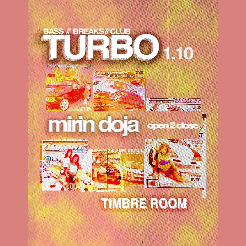 TURBO with Mirin Doja in Seattle at Timbre Room