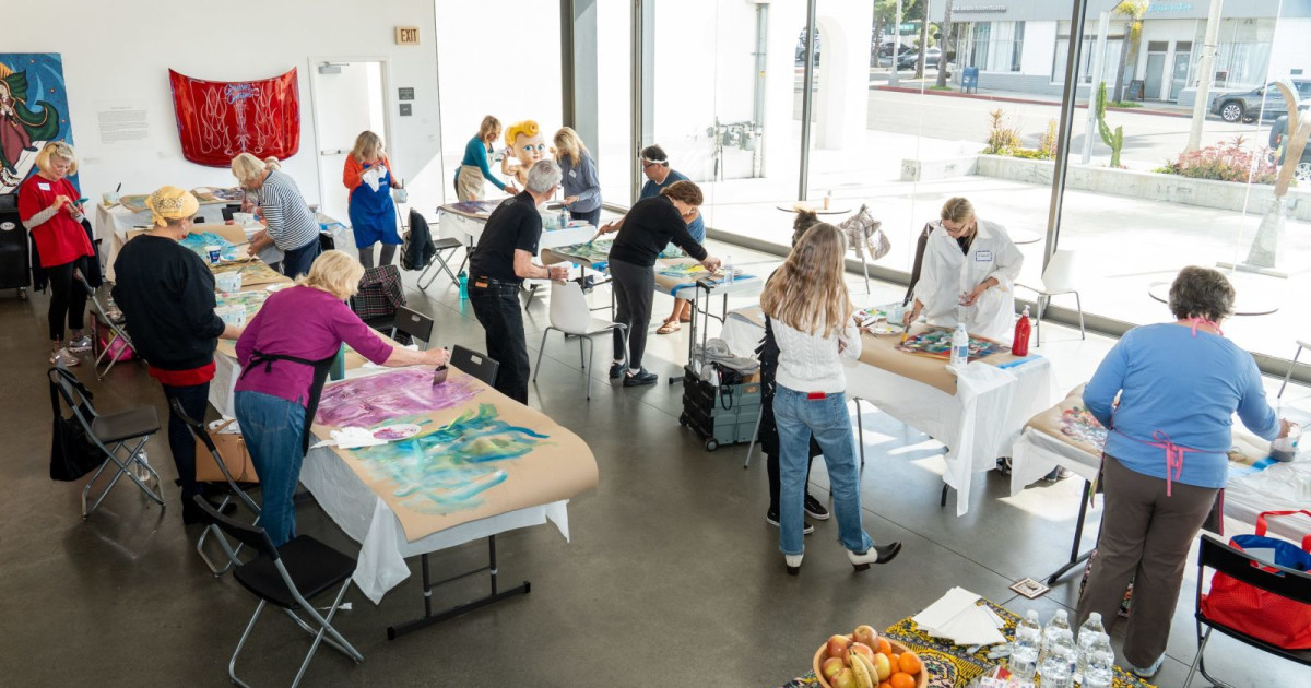 Studio Arts Workshop | Colorful Matisse Cut Paper Collages and