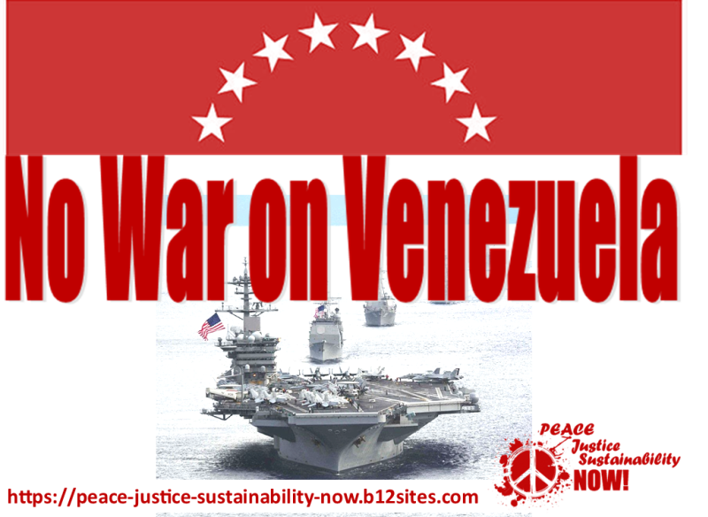 No War ON Venezuela in Philadelphia at Bolt of Lightning Memorial