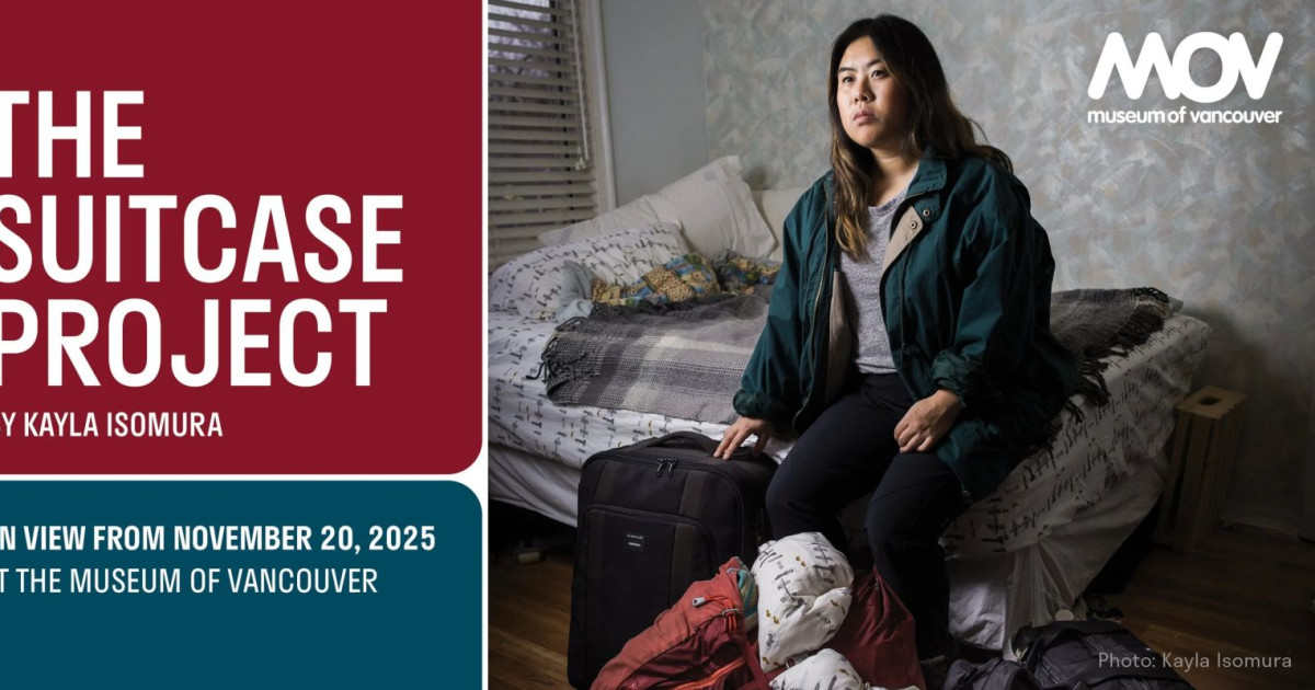 The Suitcase Project in Vancouver at Museum of Vancouver (MOV)