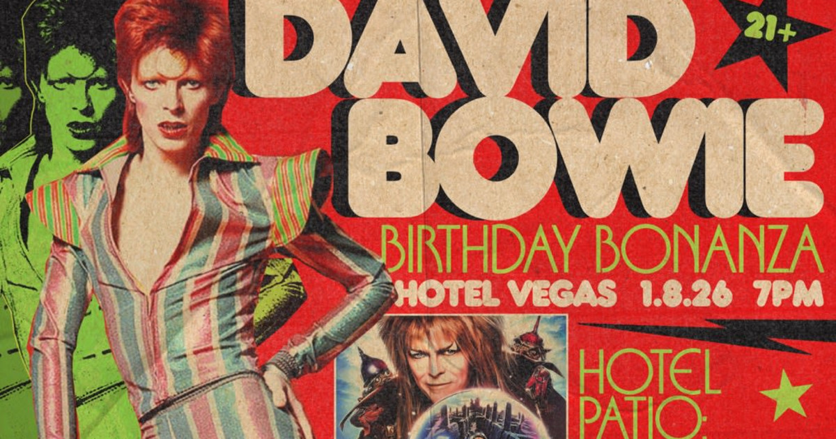 David Bowie Birthday Bonanza in Austin at Hotel Vegas & The