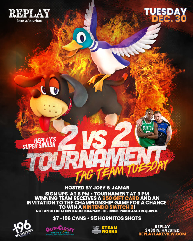2v2 Tag Team Tournament in Chicago at Replay Lakeview