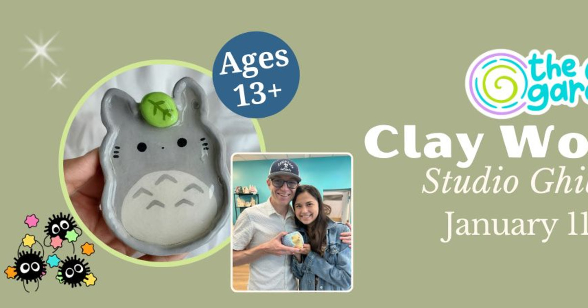 Studio Ghibli Clay Dish Workshop at Brentwood in Austin at The Art