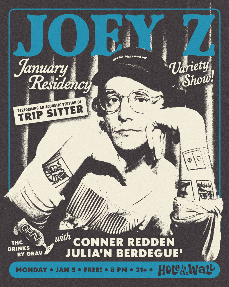 Joey Z performing TRIP SITTER w/ Connor Redden & Julian Berdegue