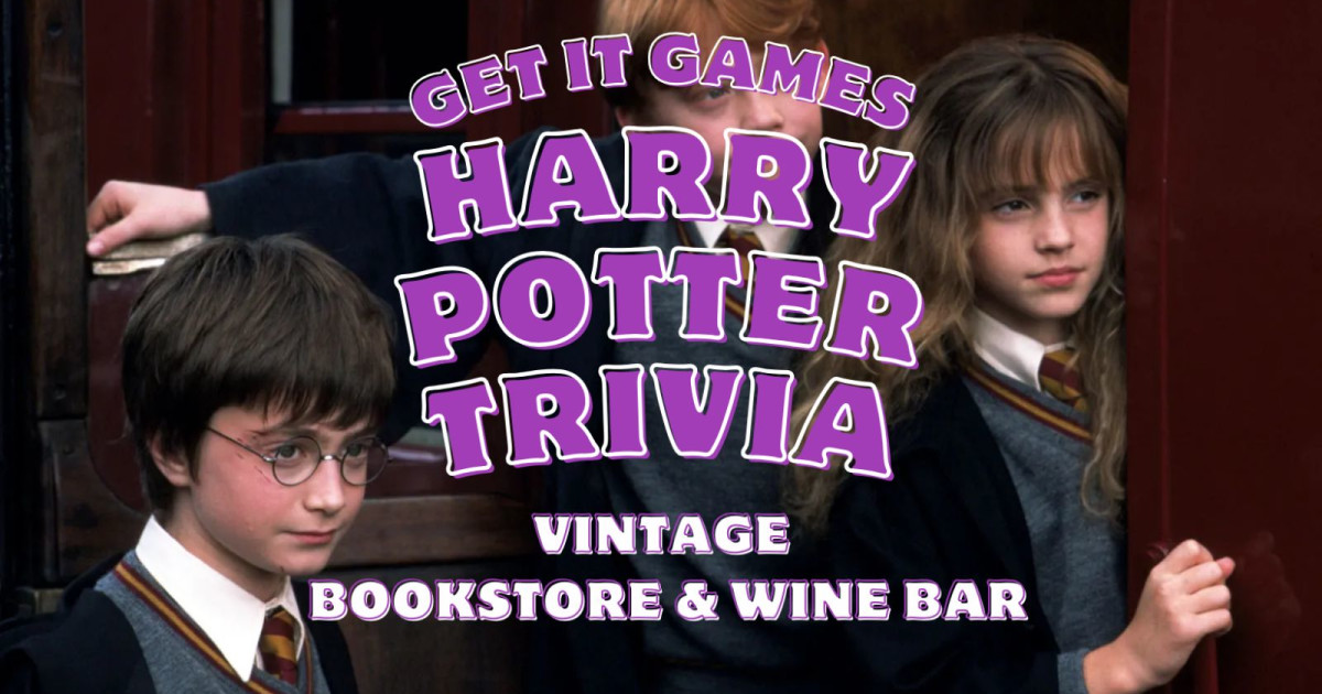 Harry Potter Trivia in Austin at Vintage Bookstore and Wine Bar