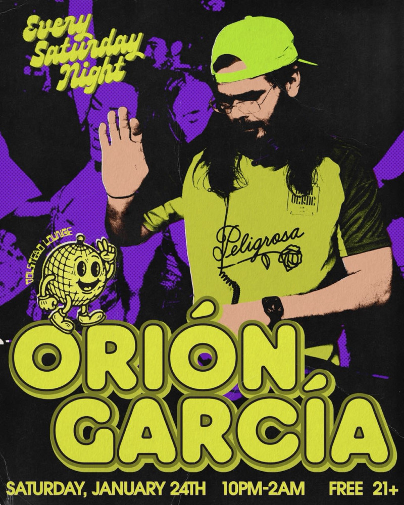 Orión García in Austin at Hotel Vegas & The Volstead Lounge