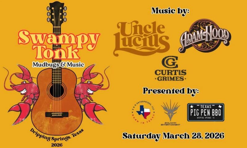 Swampy Tonk – Music & Mudbugs w/ Uncle Lucius & More! in Austin at