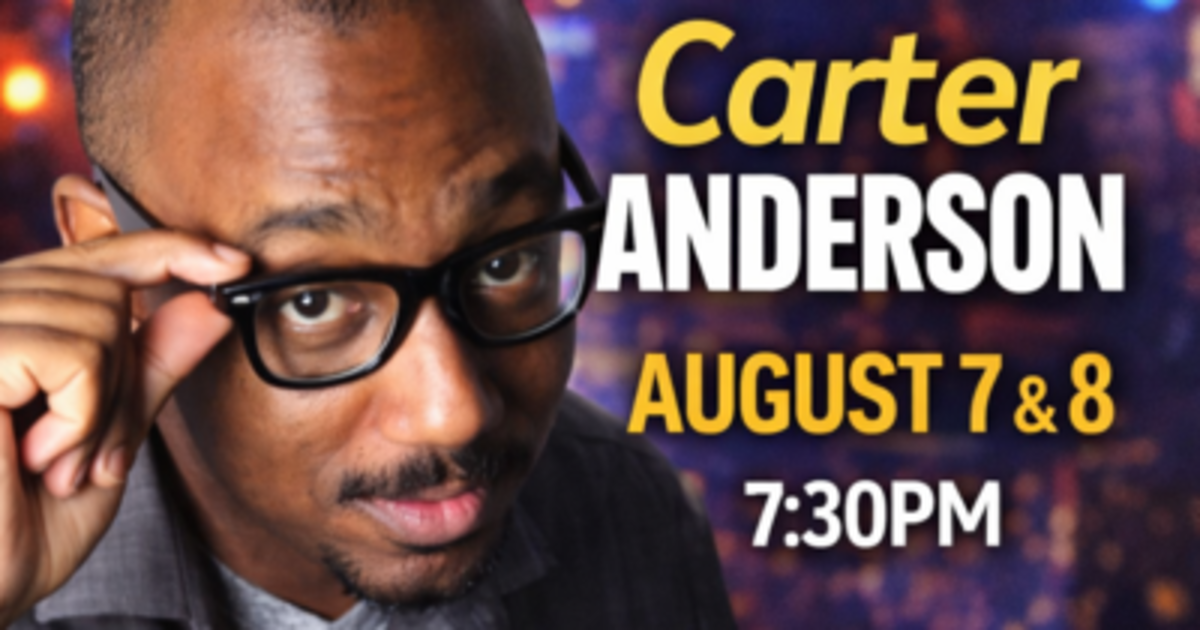 Carter Anderson in San Antonio at Upstage Comedy Lounge