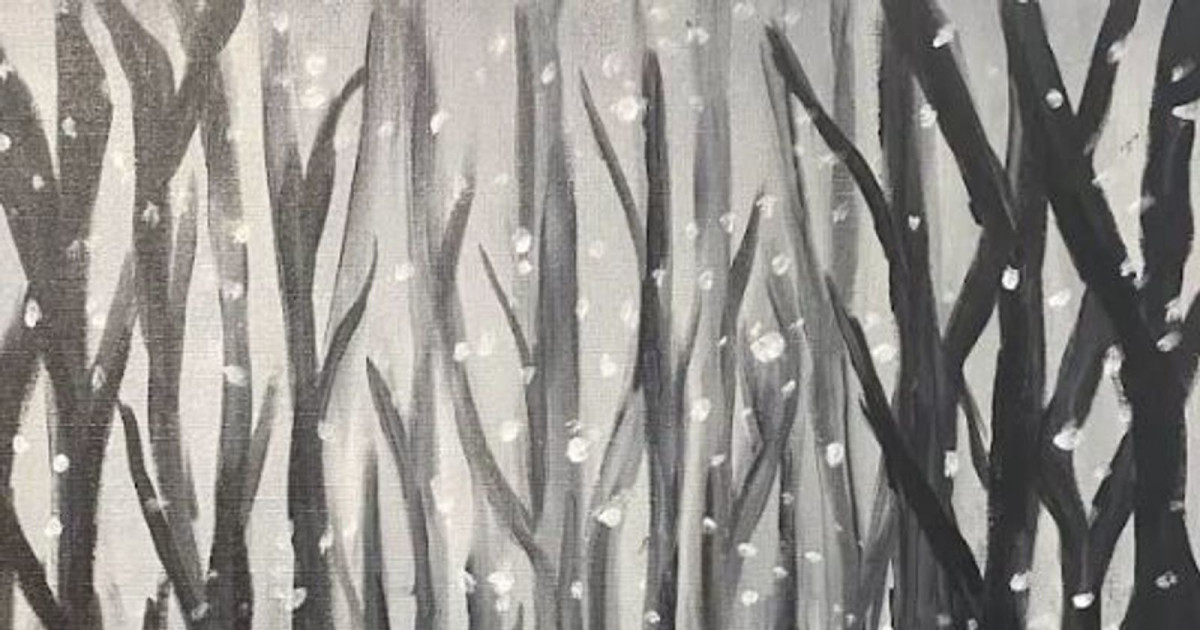 Fountain Square Paint Party – Snow Fox in Indianapolis at Red Lion