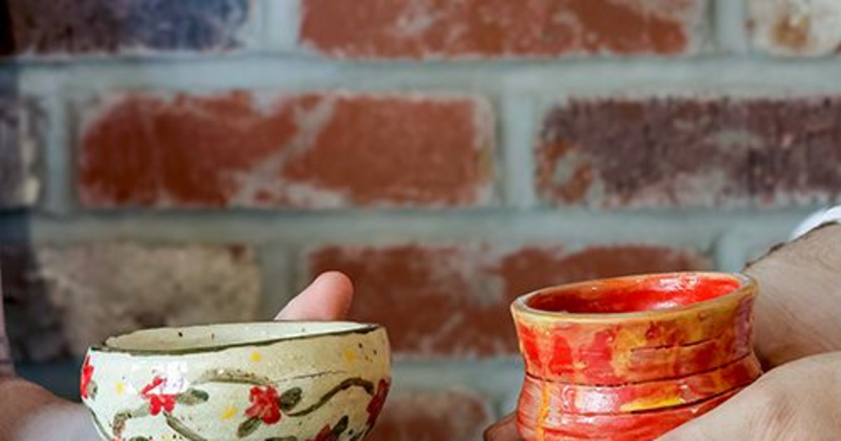 Wheel Throwing Pottery on Valentine's Day! in Kansas Cit at