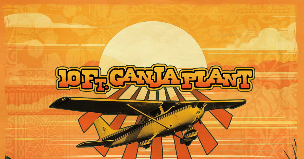 10 FT GANJA PLANT with Double Tiger in Seattle at Nectar Lounge