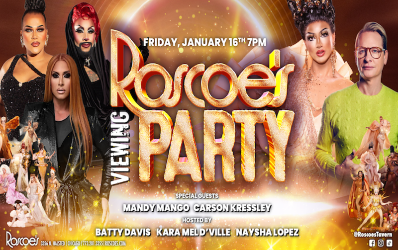 Roscoe's RuPaul's Drag Race Season 18 Viewing Party with Carson