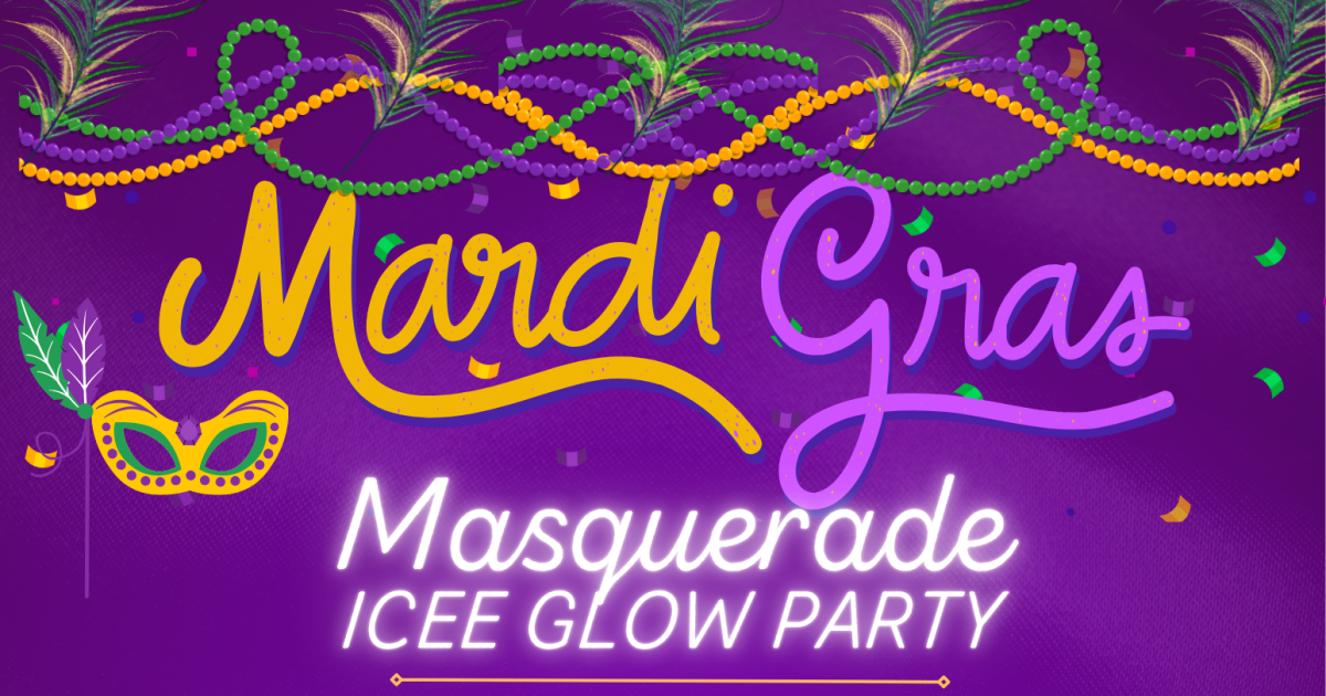 Masquerade Icee Glow Party in Chicago at The MLK Skating and