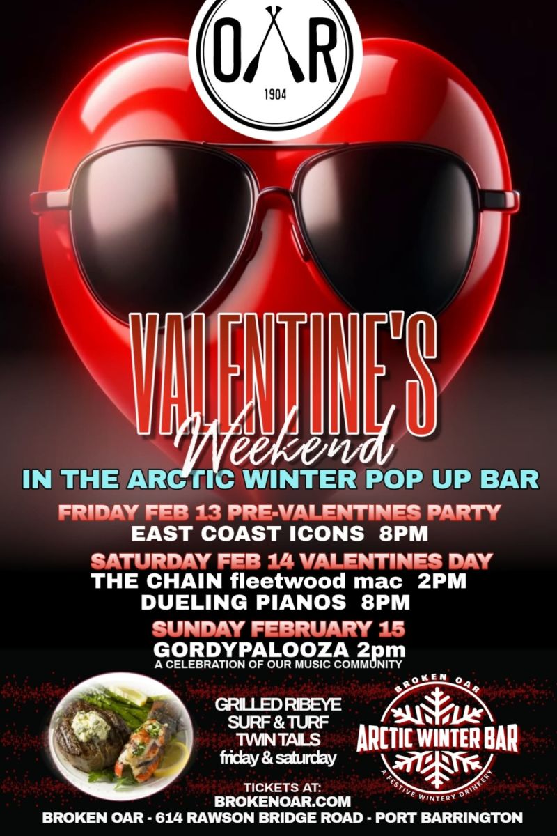 Broken Oar Marina-Bar & Grill Valentine’s Weekend in Port