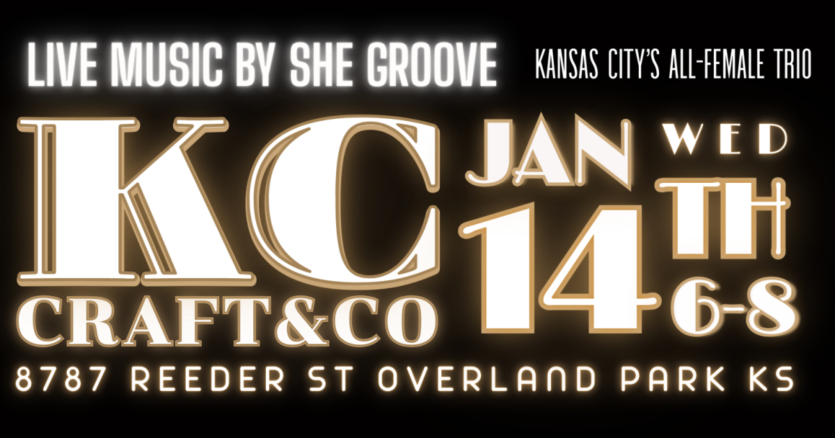 LIVE MUSIC by She Groove at KC Craft and Co in Kansas City at KC Craft