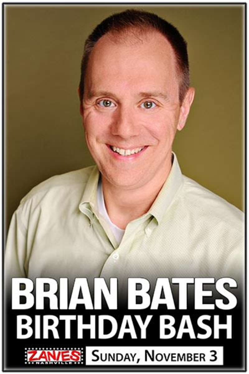 Brian Bates Birthday Bash in Nashville at Zanies