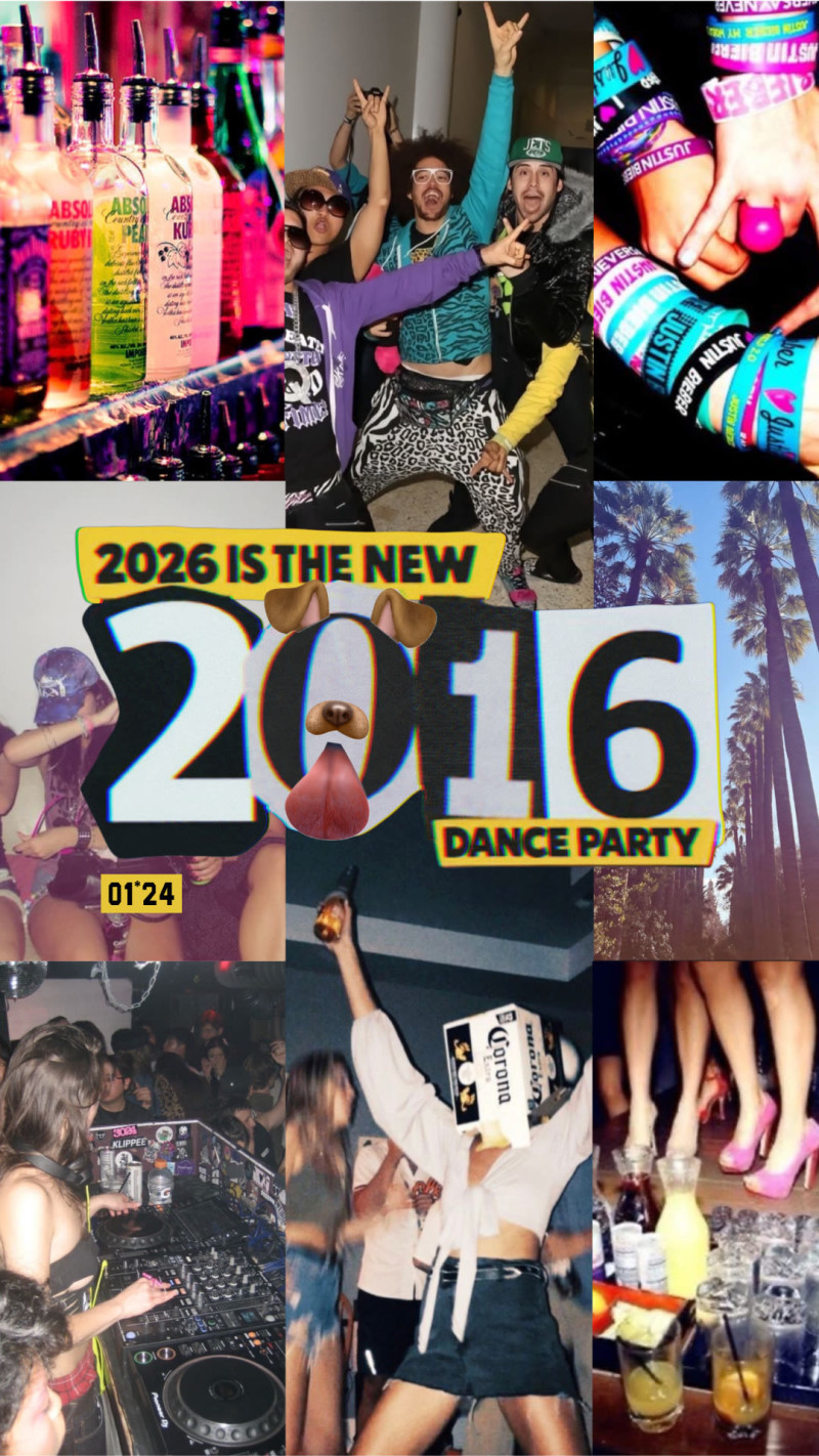 2026 is the New 2016 Dance Party in Victoria at Wicket Hall