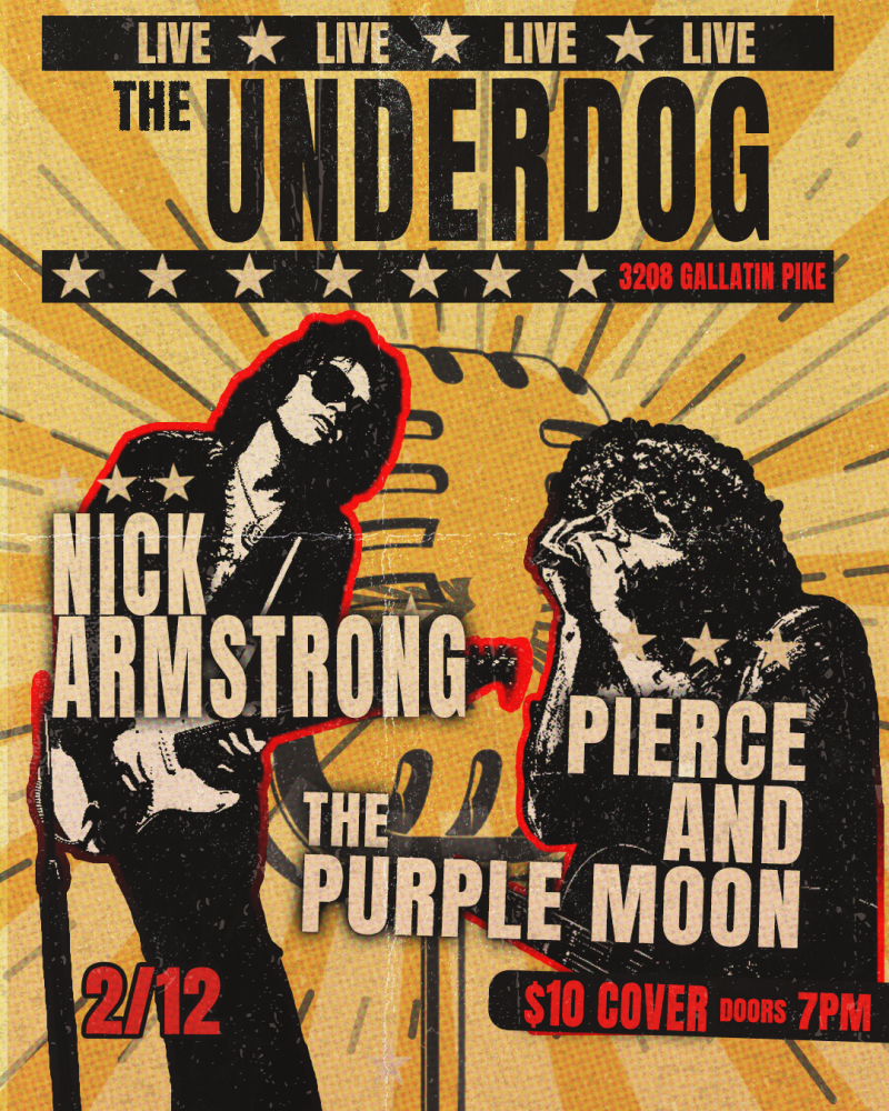 Nick Armstrong, Pierce and the Purple Moon in Nashville at The