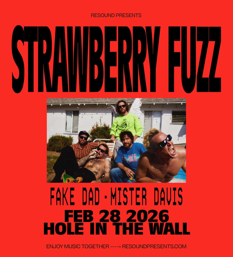 Strawberry Fuzz w/ Fake Dad & Mister Davis in Austin at Hole in the
