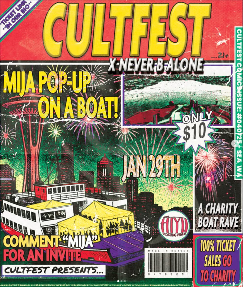 MIJA POP-UP ON A BOAT! by CultFest in Seattle at On the Hiyu