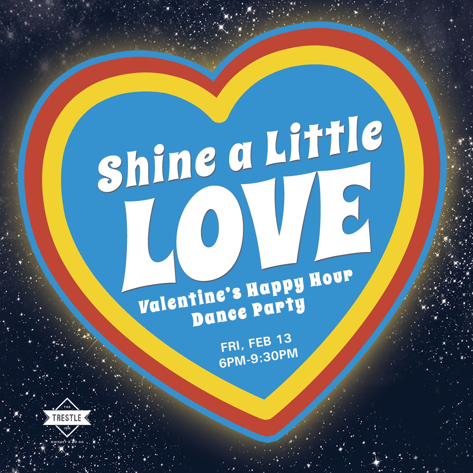 Shine a Little Love Valentine's Happy Hour Dance Party in