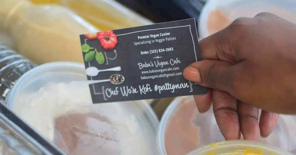 Baba's Famous Vegan Sunday Pop Up in Los Angeles at Leimert Park