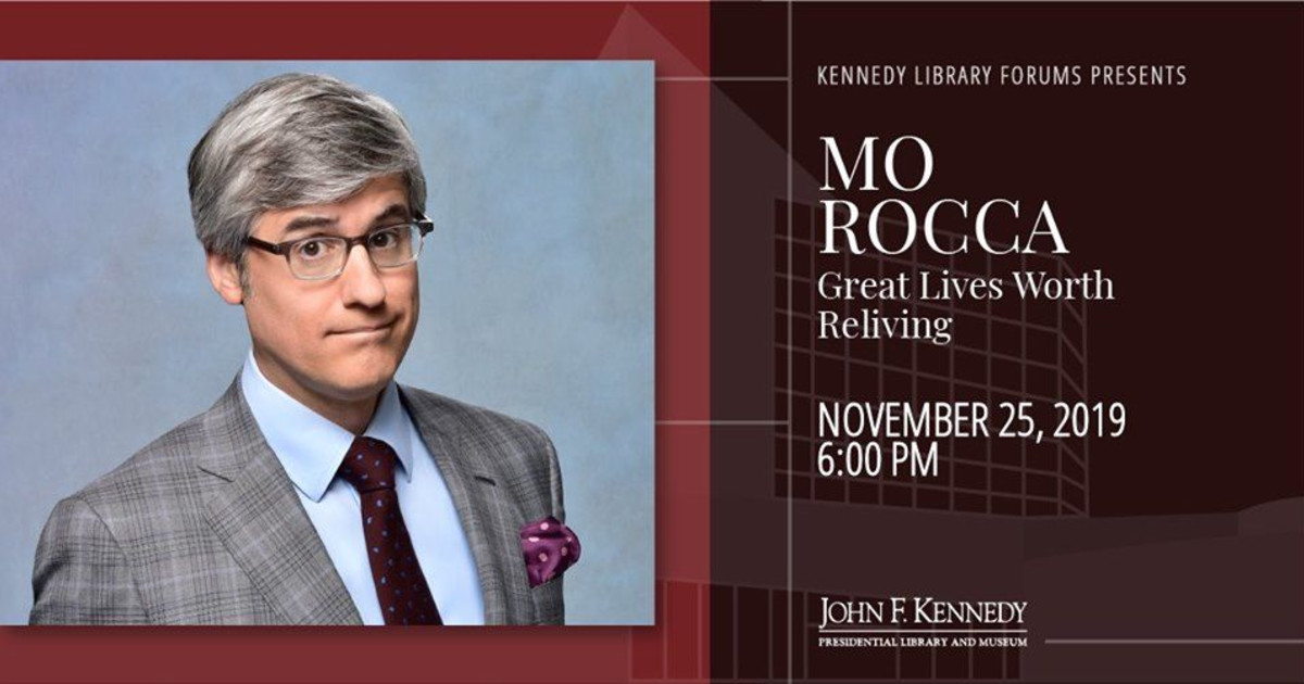 Great Lives Worth Reliving with Mo Rocca in Boston at John F.