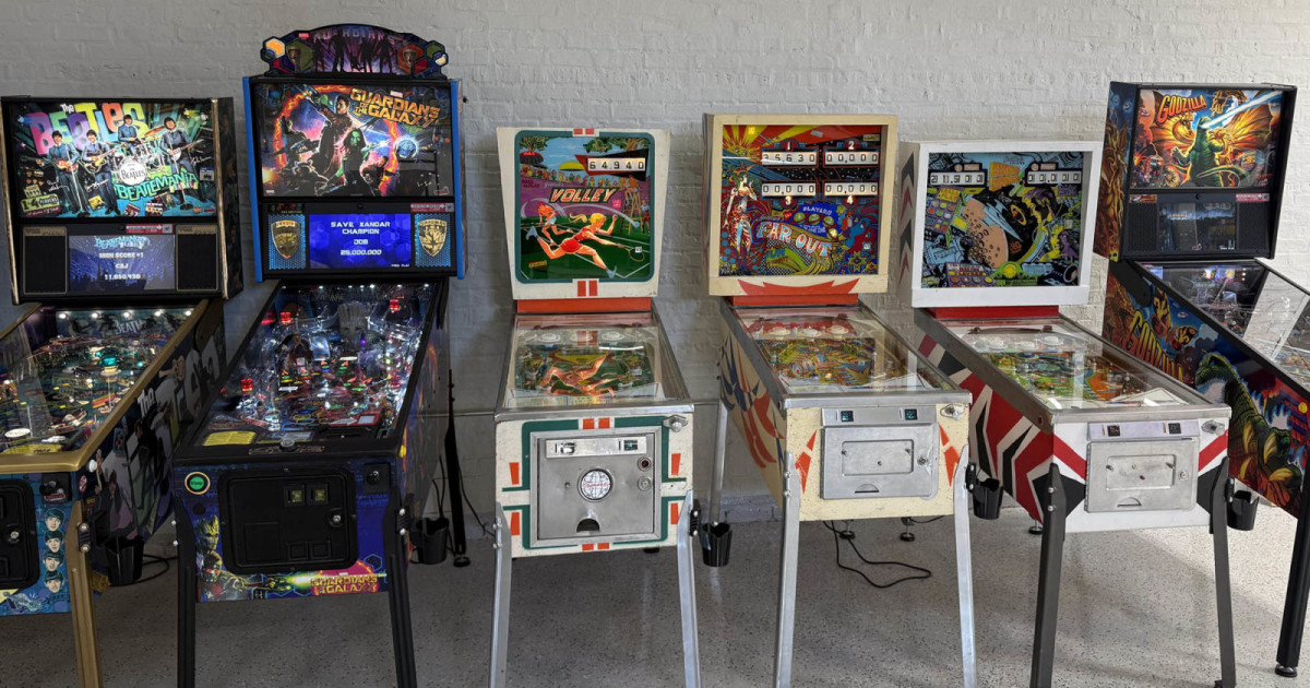 The Pinball Capital Grand Opening in Stone Park at The Pinball