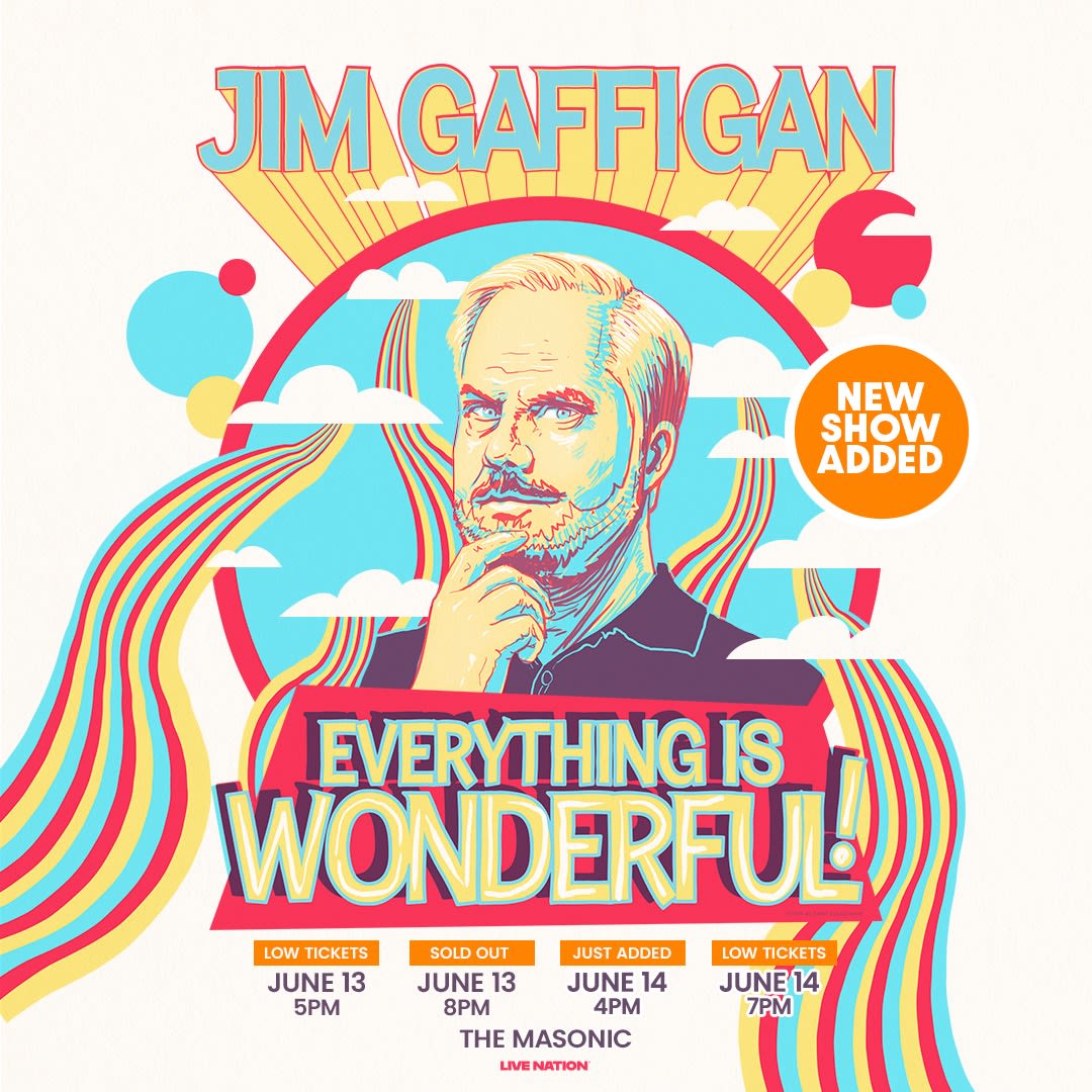 Jim Gaffigan in San Francisco at The Masonic